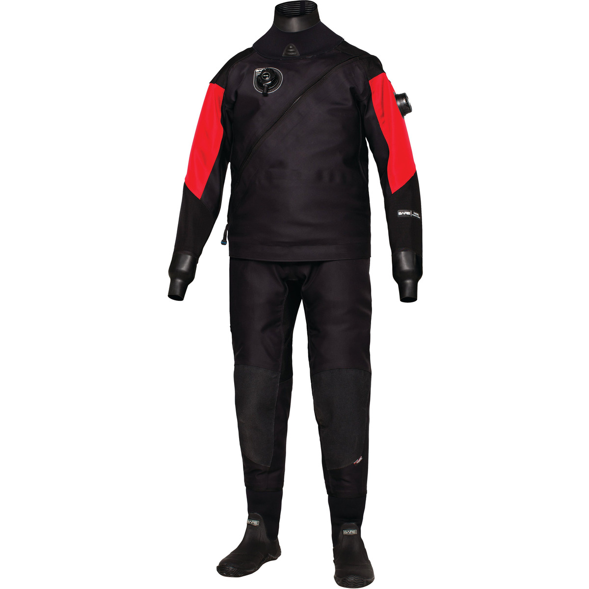 Bare HDC Tech Dry Drysuit 011131BLK OR 011131RED | Dive Supplies | New ...